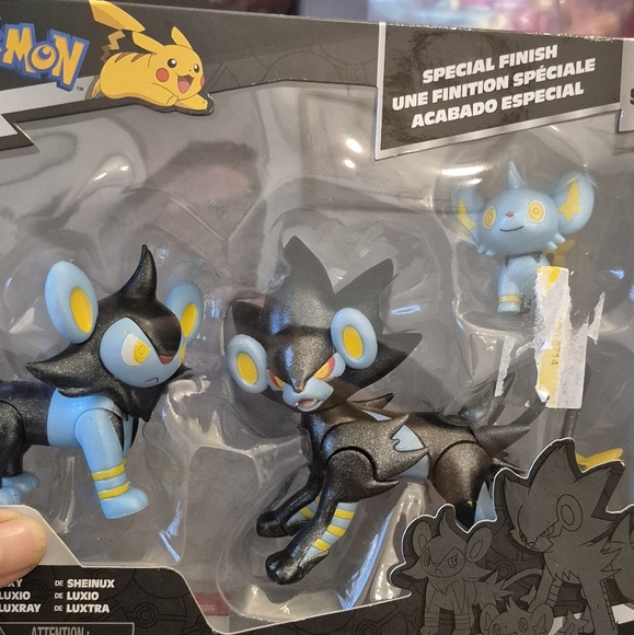 Pokemon | Toys | Pokemon Shinx Collectible Figures Blue And Black With ...